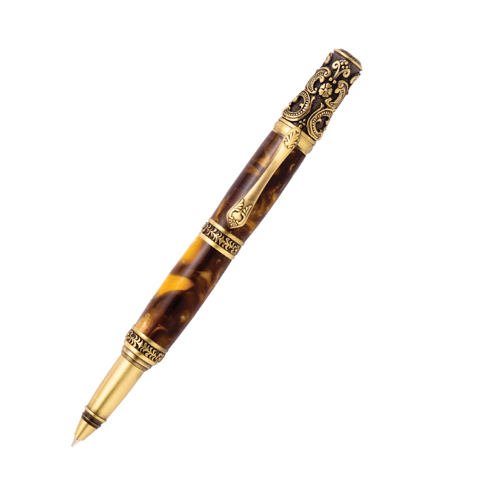 Victorian Antique Brass Twist Pen Kit at Penn State Industries