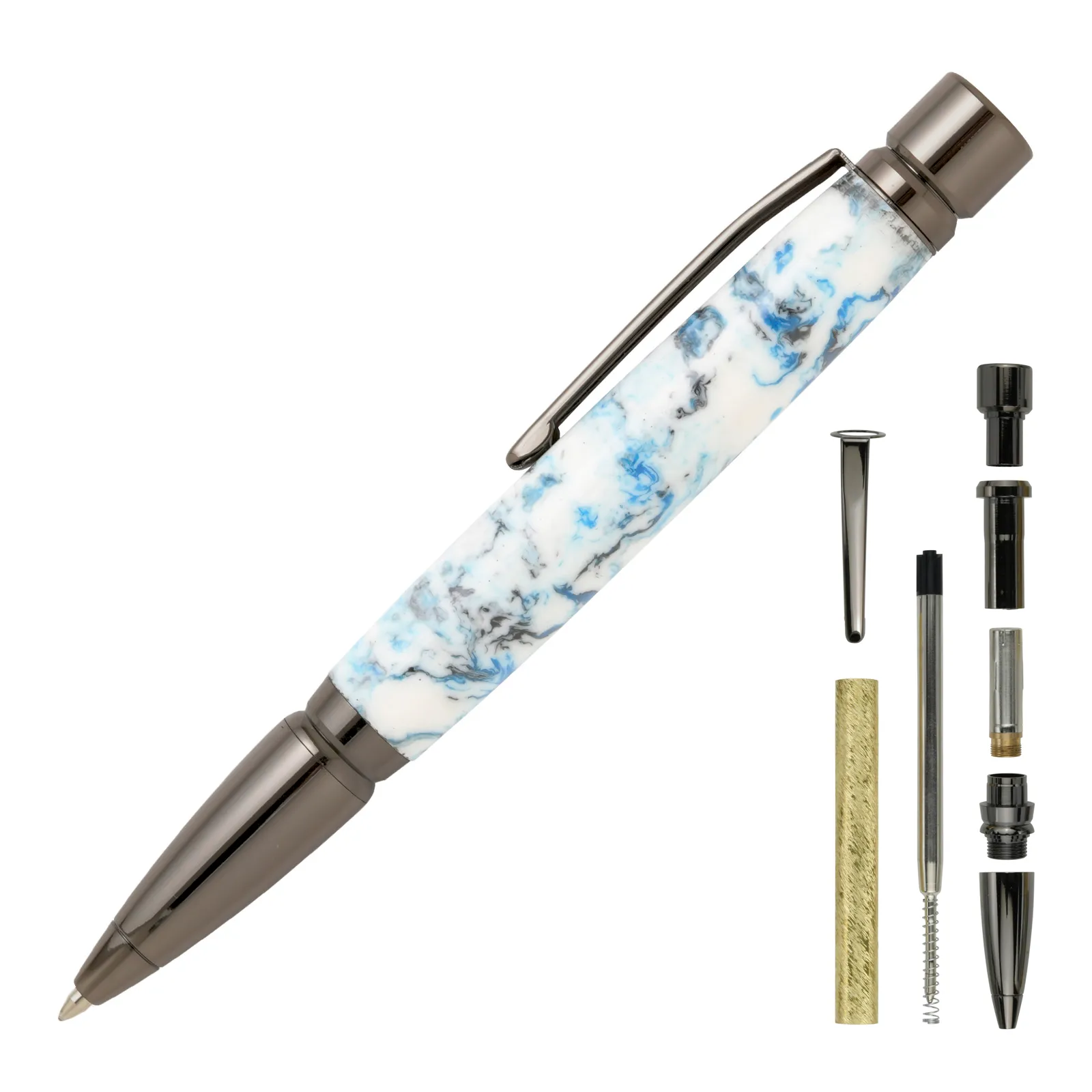 Protura Gun Metal Twist Pen Kit at Penn State Industries